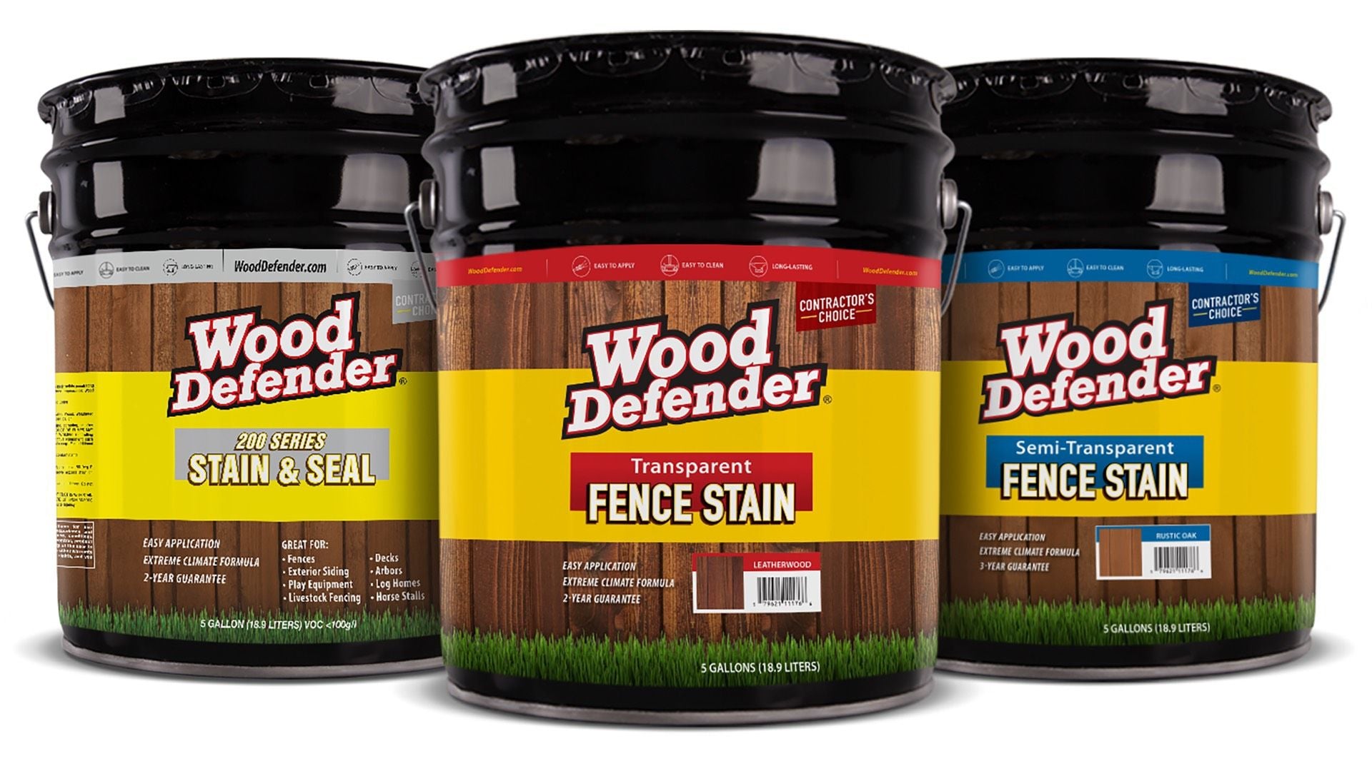 Wood Defender Semi-Transparent Fence Stain 5-Gallon | Fence Materials ...